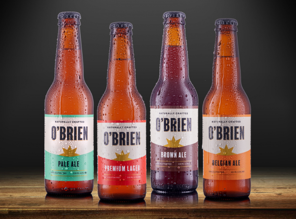 New O'Brien Beer Branding - O'Brien Beer